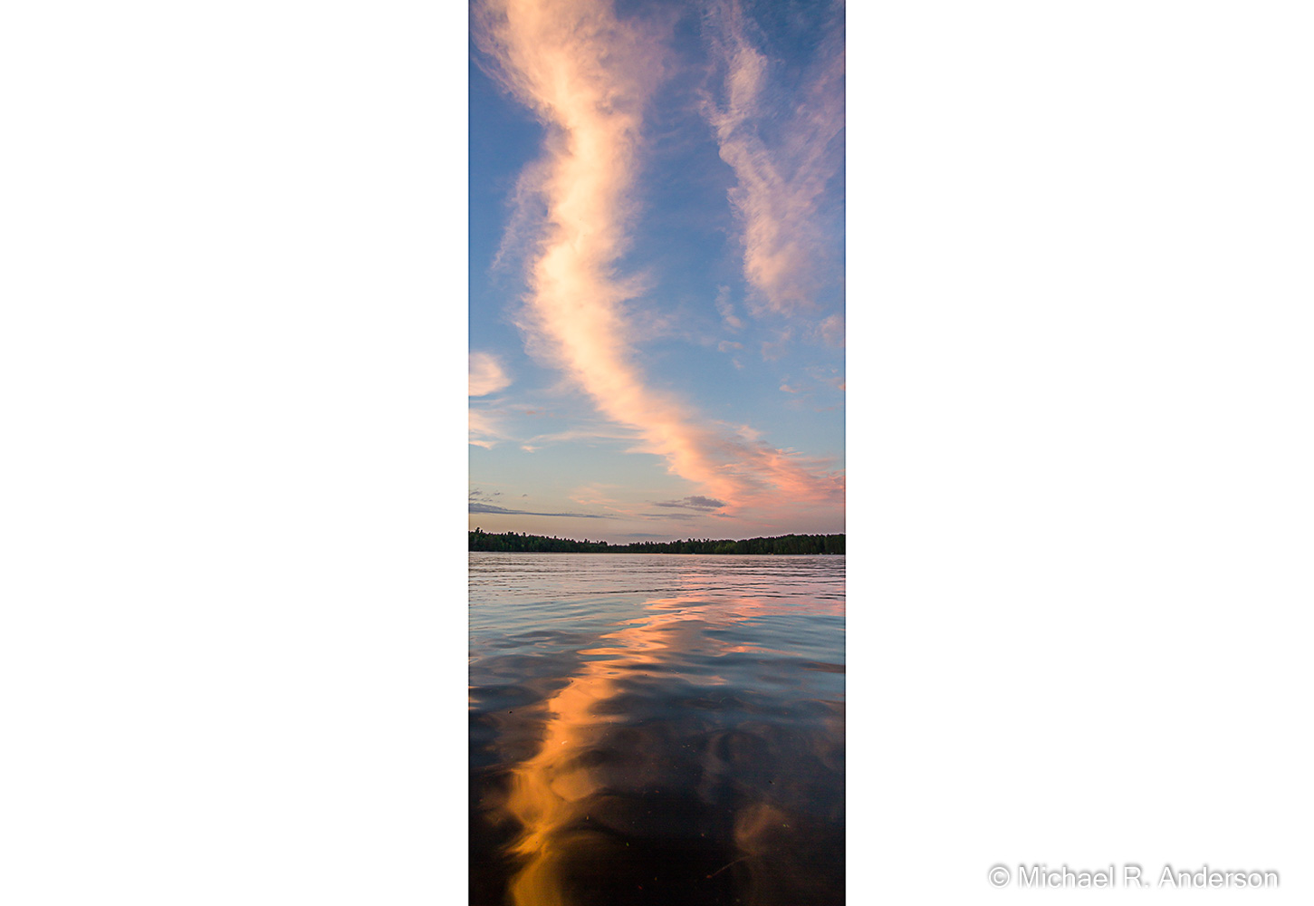 Vertical sunset | anderson viewpoint photography